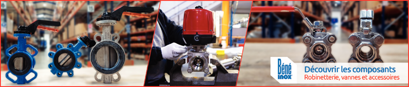 Robinetterie inox, raccords inox, brides inox, vannes inox, visserie ...