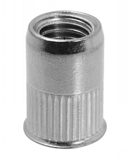 ECROU À SERTIR CYLINDRIQUE CRANTÉ TÊTE FINE AFFLEURANTE INOX A2 (Modèle ...