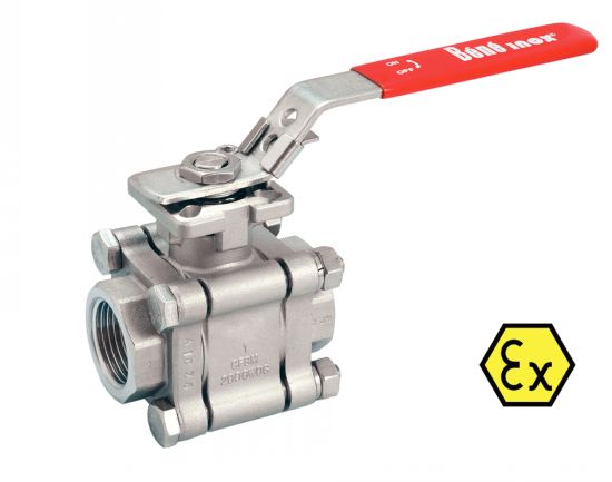 3 PIECES F/F BALL VALVE (58463) WITH STAINLESS STEEL PNEUMATIC ACTUATOR ...